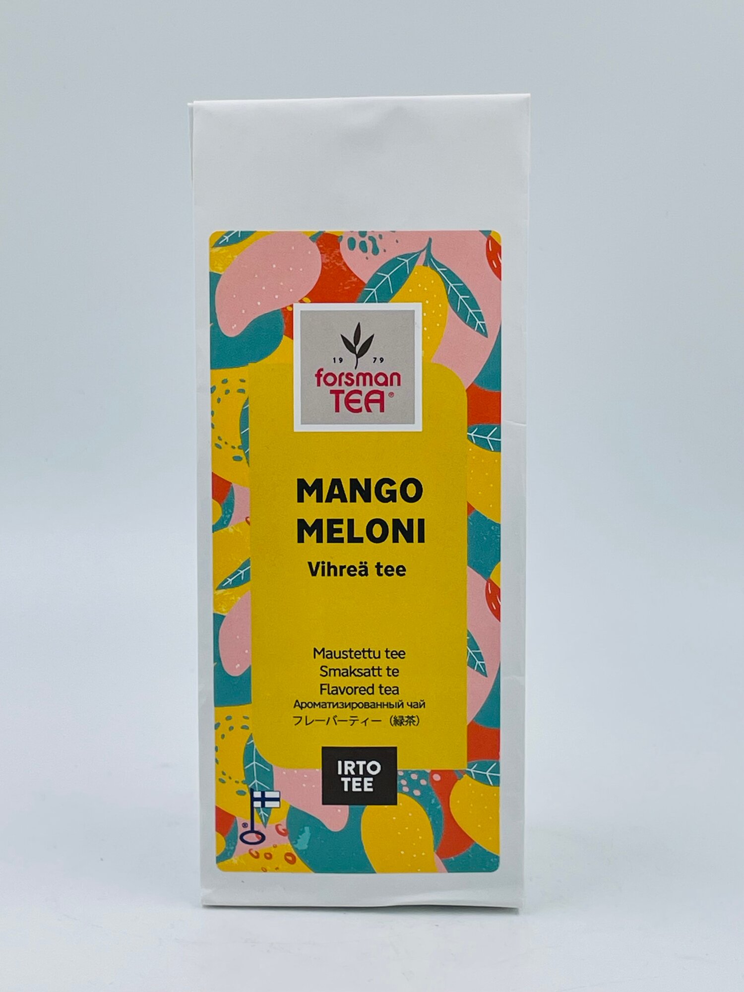 Чай зеленый Forsman Mango-Meloni, манго-дыня, 60 г (из Финляндии)