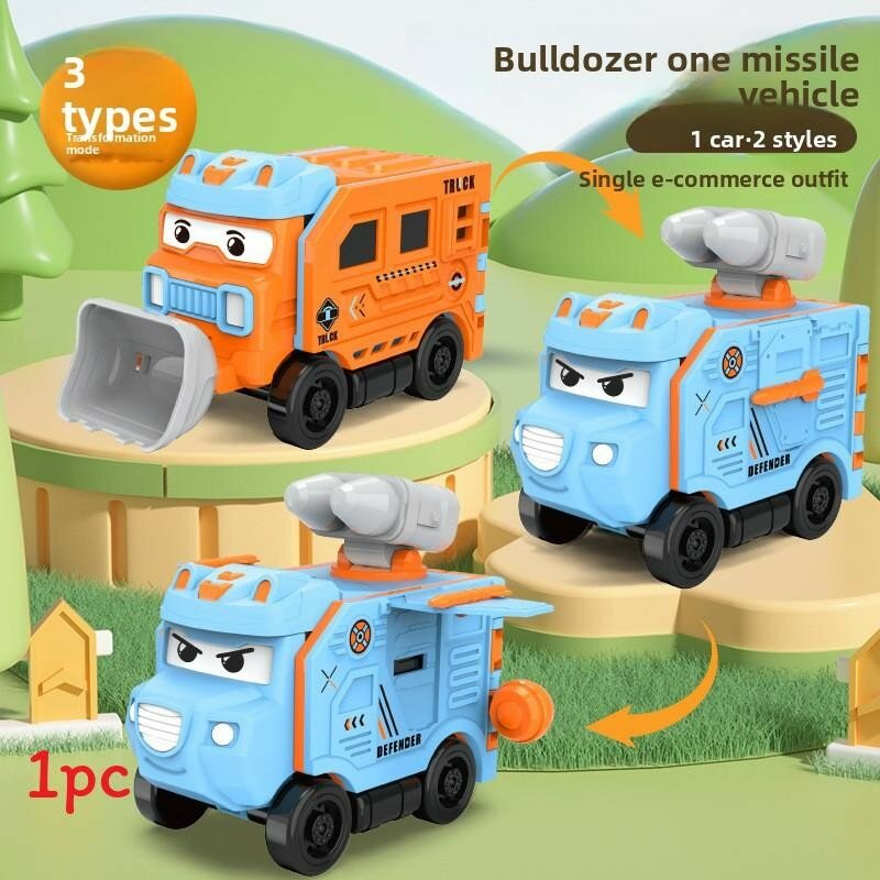 Игрушка инженерная техника с реверсом и инерцией для детей развивающая стиль b