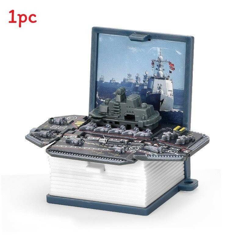 3d pop up scene toy book keychain with panda design for mind relaxation and gift for teens style 19