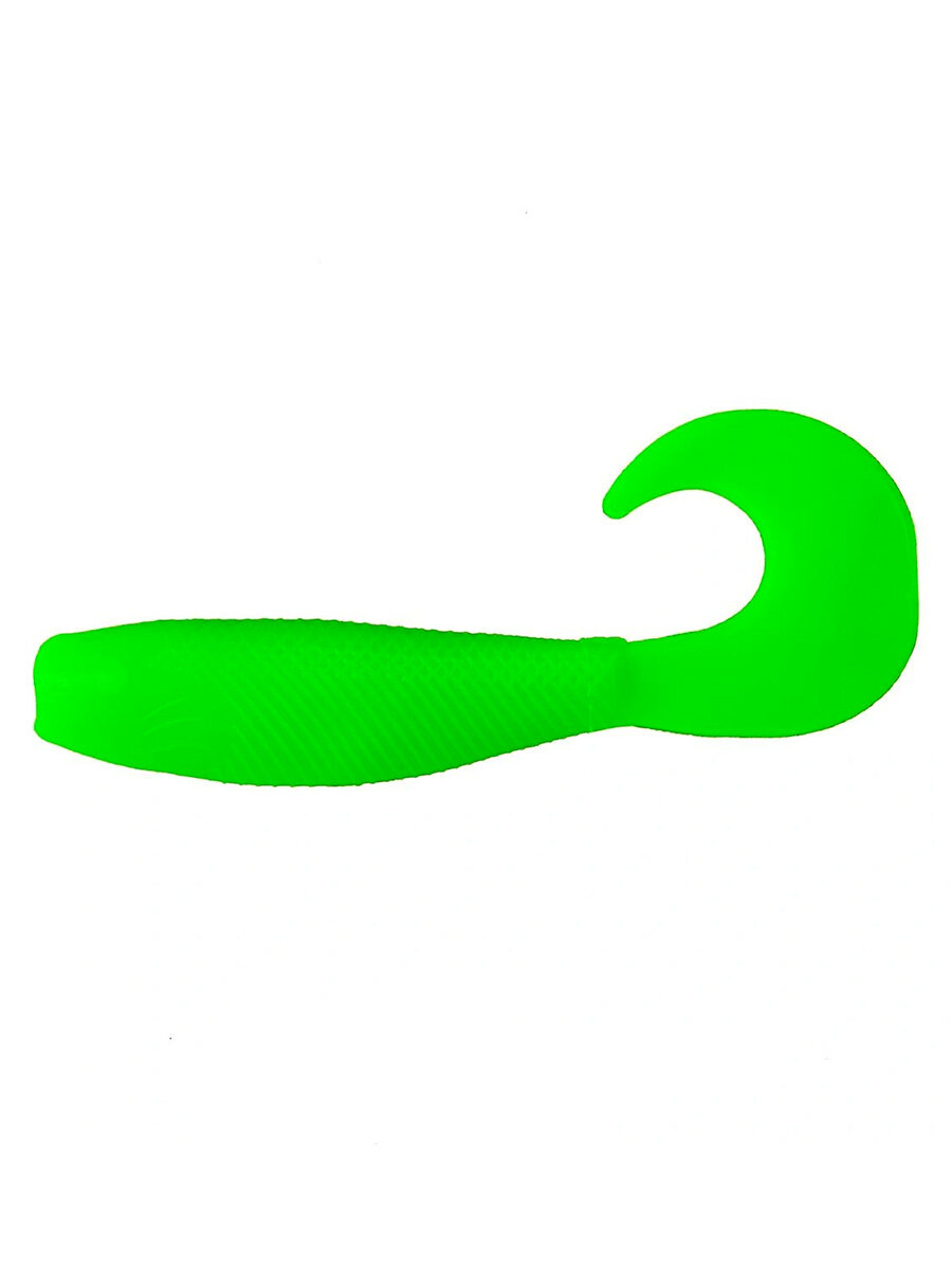 Твистер несъедобный Helios Hybrid 3,15"/8,0 см Lime 30шт. (HS-14-008-N-30)