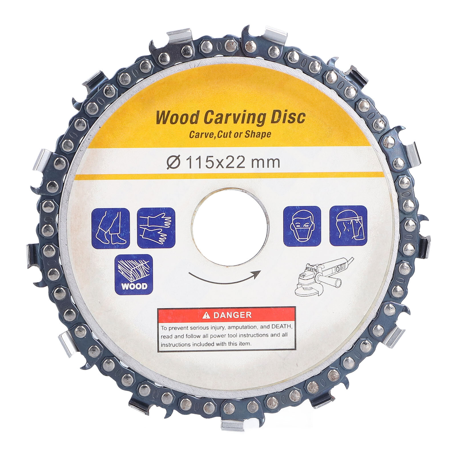 4,5 дюйма, 13 зубьев, дисковая угловая шлифовальная машина, пильное полотно, колесо для резьбы по дереву, 13000 об/мин