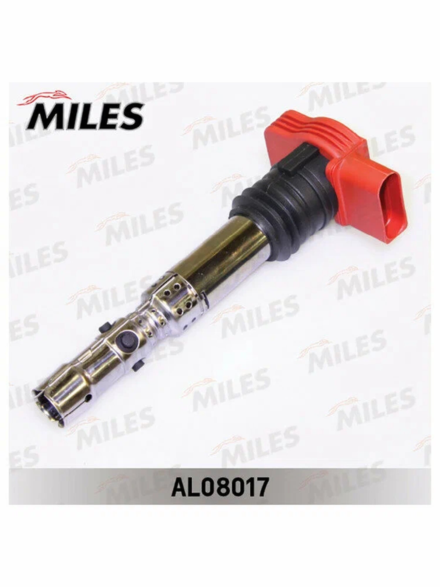Катушка зажигания MILES AL08017, для Audi A4/A6, передняя, универсальная, красная