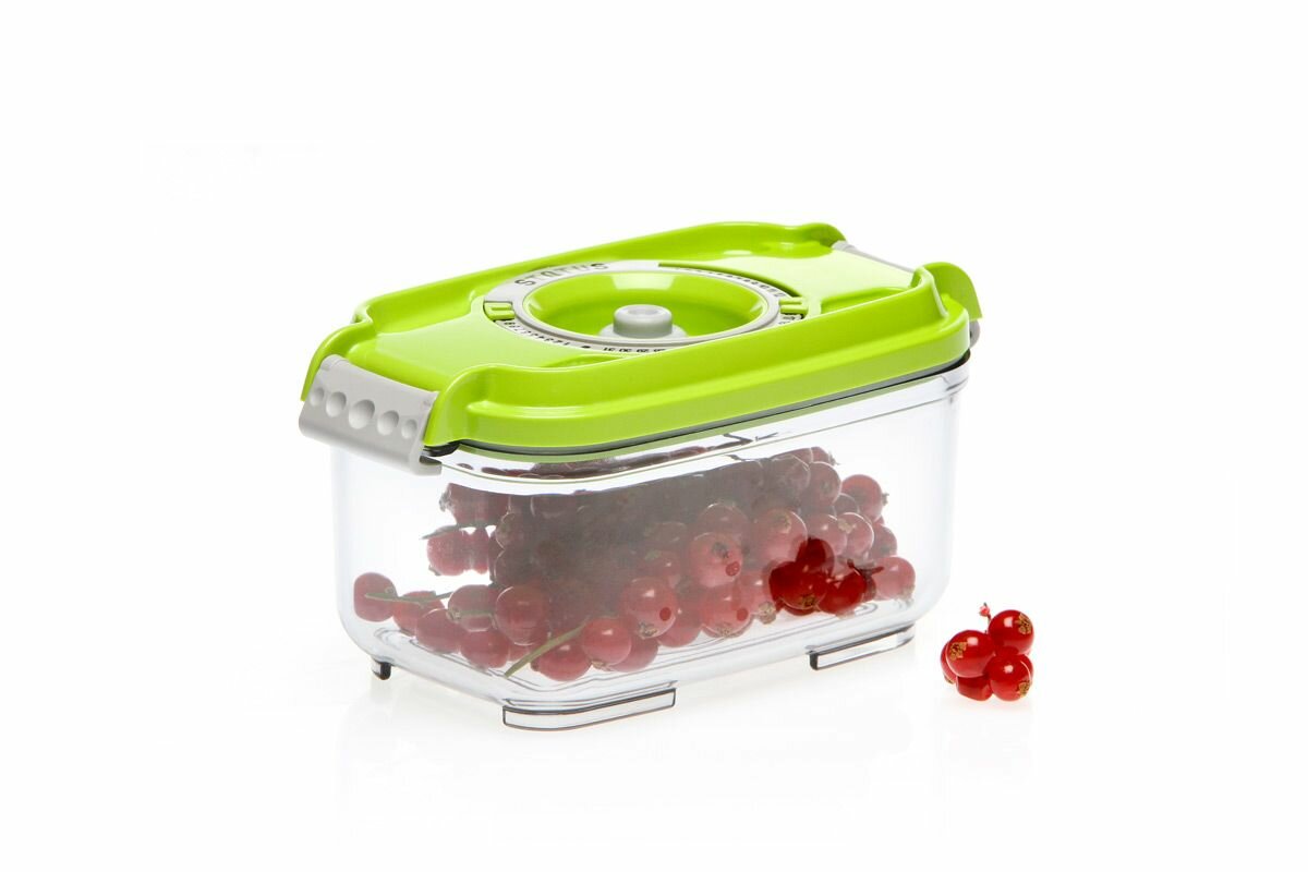 Контейнер для еды вакуумный STATUS VAC-REC-05 Green