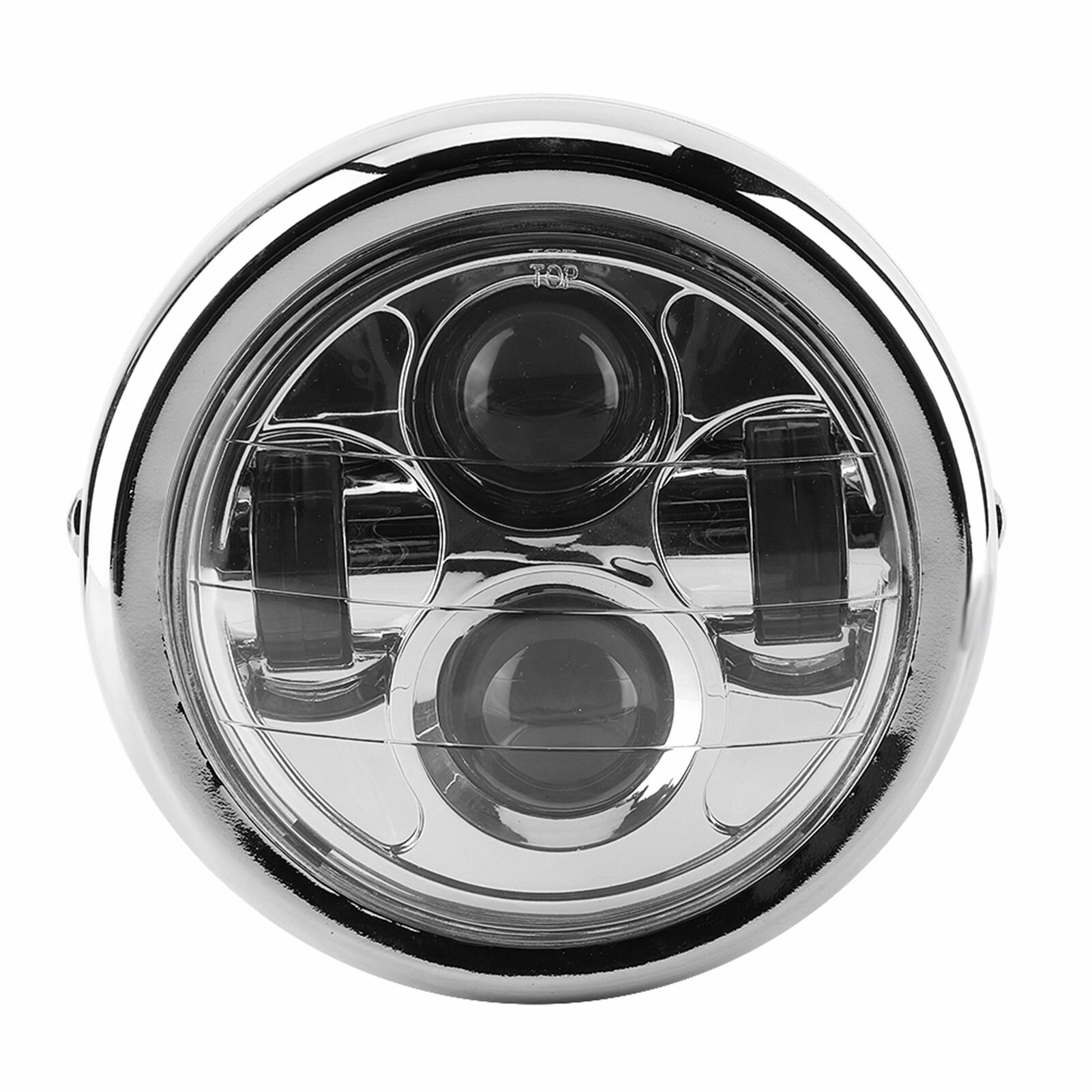 Винтажная алюминиевая LED фара для мотоциклов