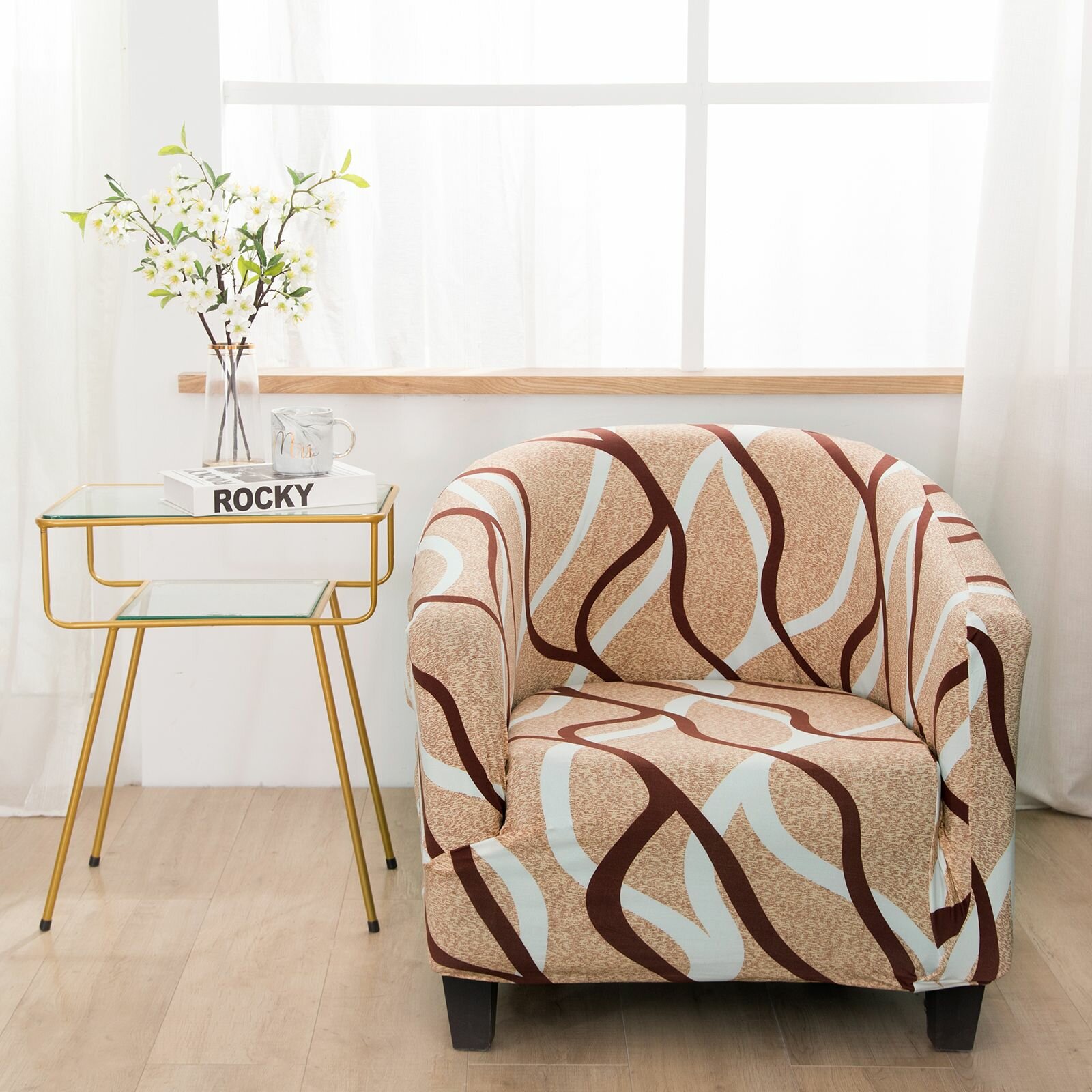 Чехол на мебель для кресла，Одноместное сиденье 90*140 см，Чехол для односпального дивана универсального размера