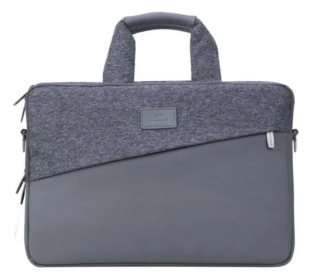 Сумка для ноутбука 15.6" Riva 7930 серый полиэстер