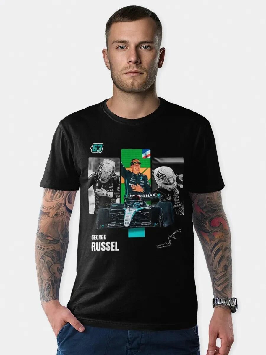 Футболка Джордж Рассел / Формула 1 / Мужская