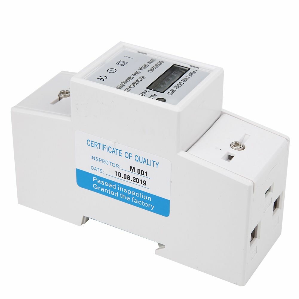 Счетчик DDS529C, однофазный, 2P, 230В, для монтажа на DIN-рейку