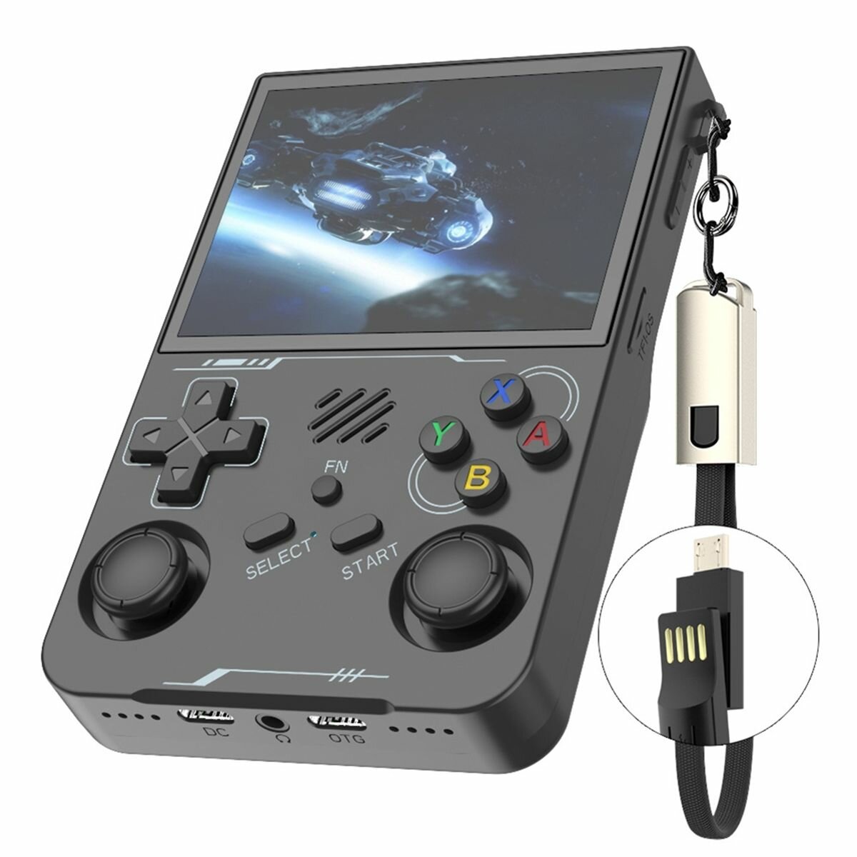 R36xx Retro Game Console 64G 14000+Games 3,5 -Дюймовый Экран Screen Linux System Wi -Fi Handheld Pocket Video Player Kid Gift A