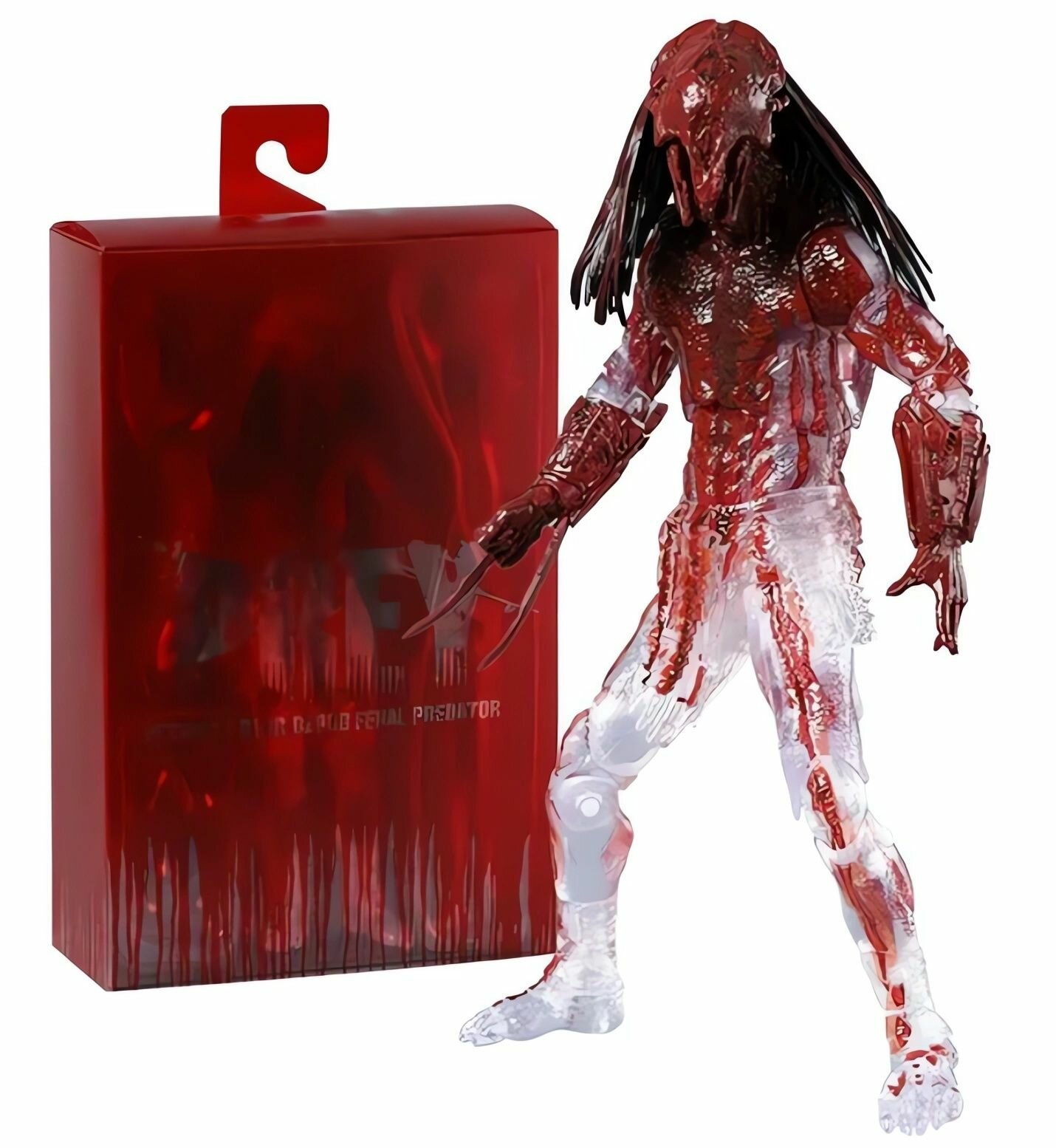 Коллекционная фигурка "NECA" с аксессуарами "Хищник"/PREY/Ultimate Bear blood Feral Predator (Orig/edition)