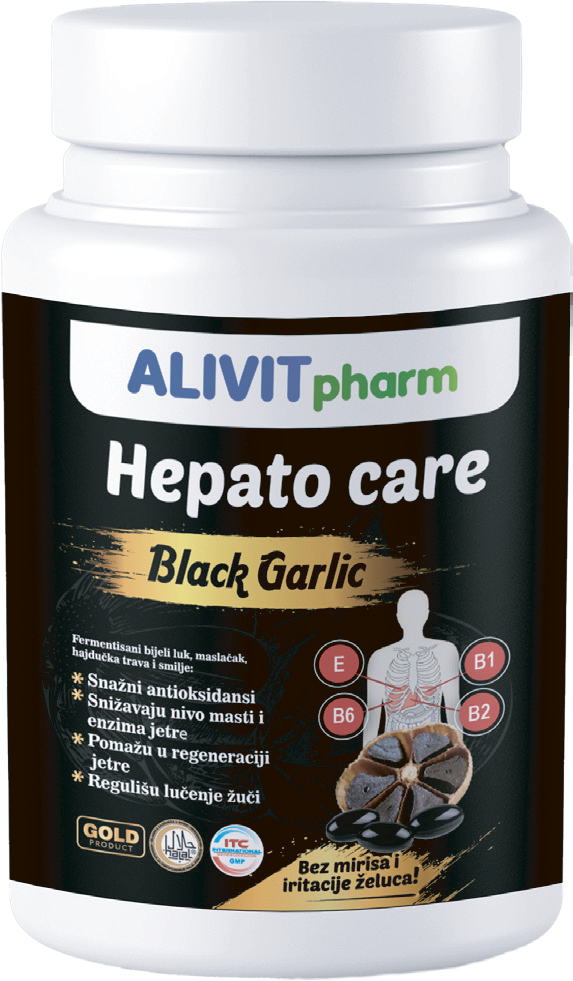 Черный чеснок поддержка печени ALIVITPHARM