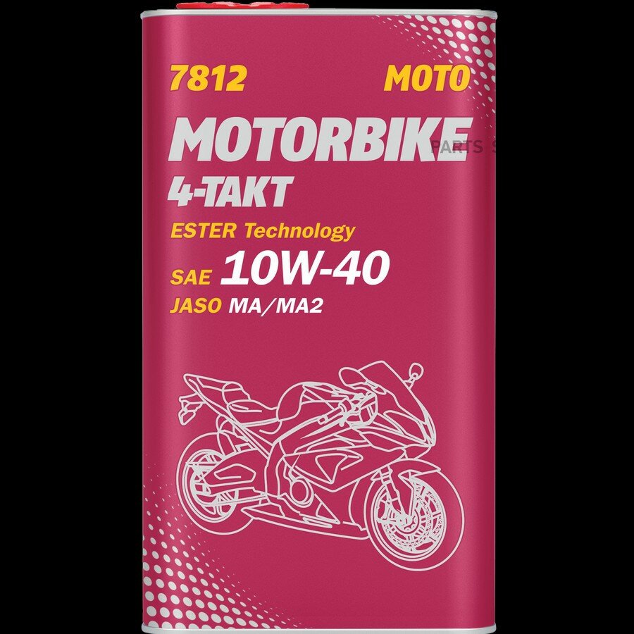 Синт. моторн. масло для мотоциклов 4-Takt Motorbike 10W40 (.) 7812 от официального дистрибьютора, MANNOL, артикул 1964