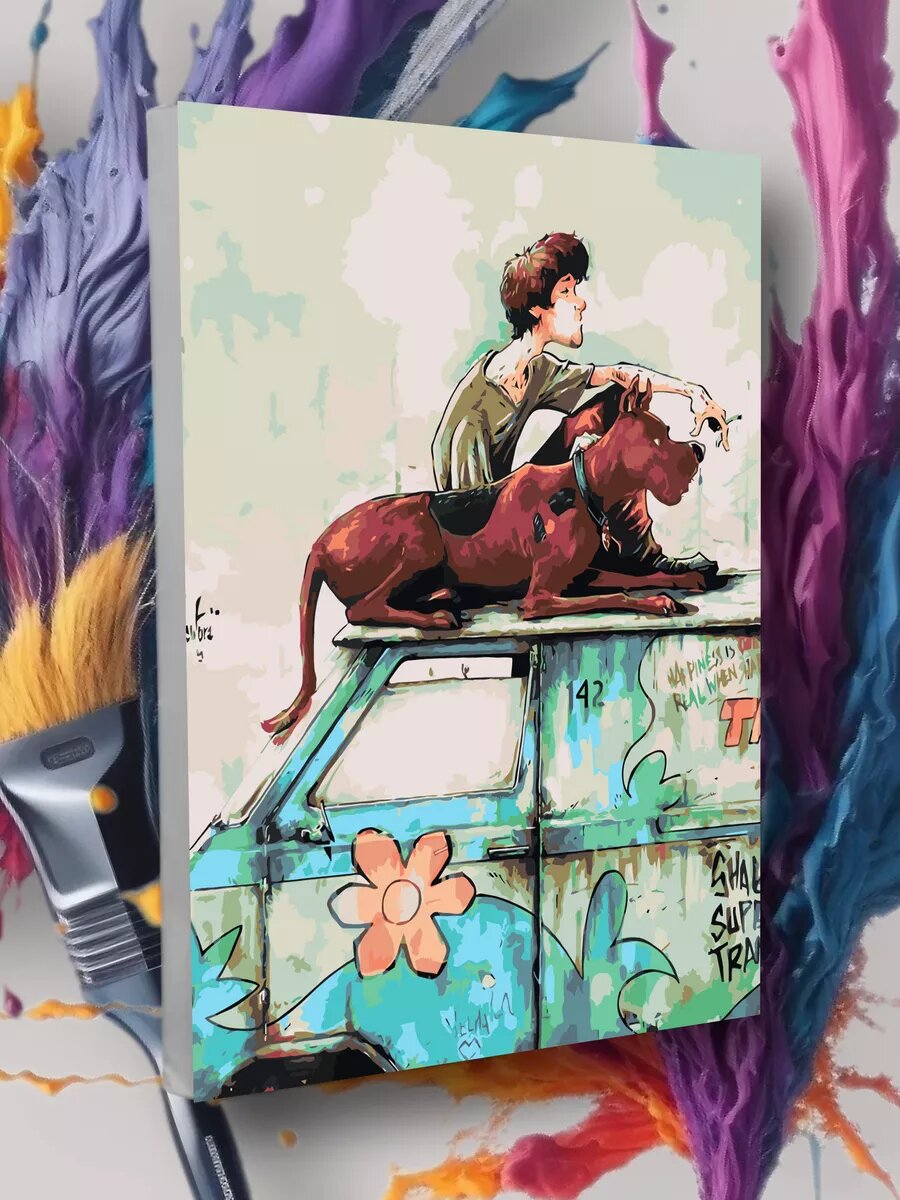 Картина по номерам Скуби Ду