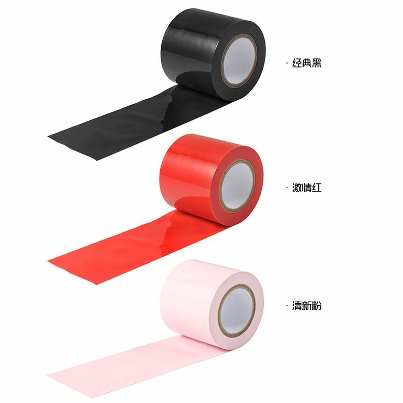 Скотч для связывания, для бондажа, лента БДСМ для фиксации, для ролевых игр