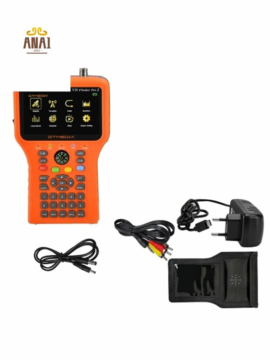 Y8GTMEDIA V8 Finder PRO 2 Поиск Спутникового Сигнала DVB-S2 DVB-T2 Измеритель DVB-C 265 Простой В Использовании вилка ЕС
