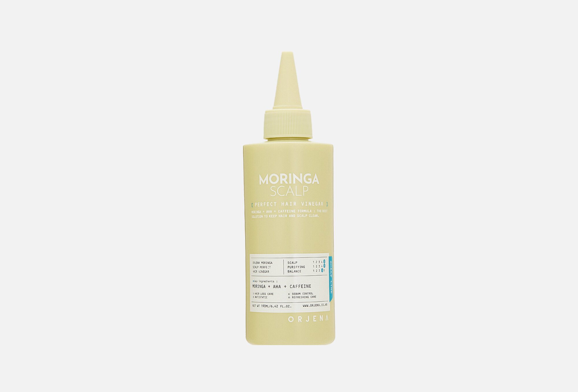 Ополаскиватель для волос и кожи головы ORJENA Moringa Scalp Perfect Hair Vinegar 190 мл