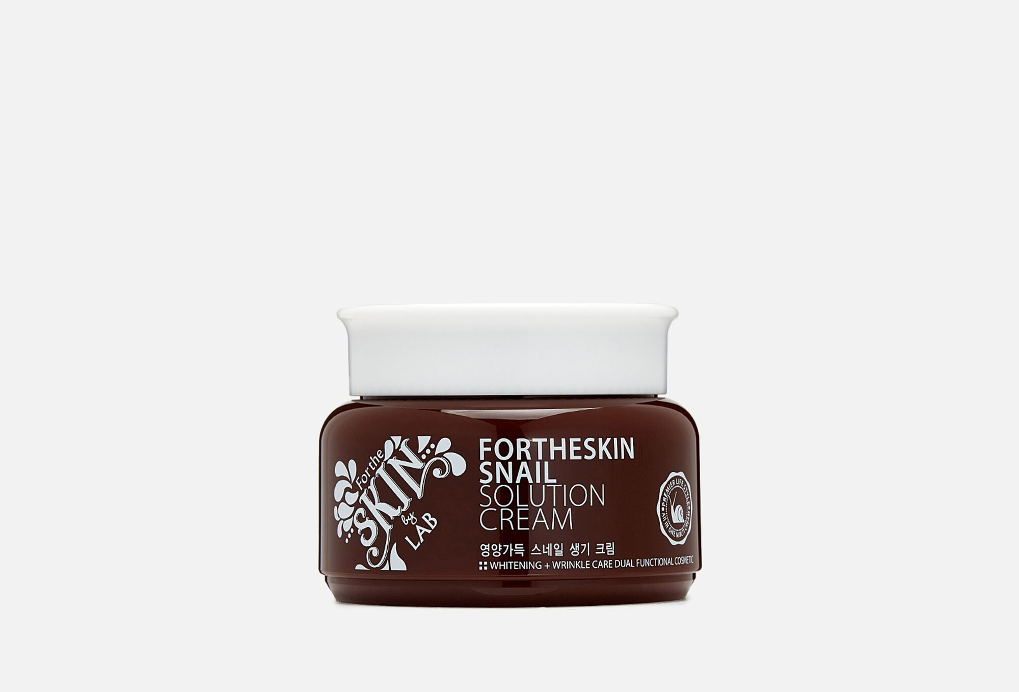 Крем для лица с муцином улитки FOR THE SKIN BY LAB SNAIL SOLUTION CREAM 100 мл