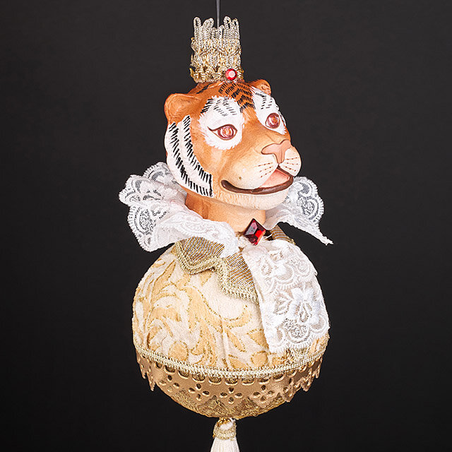 Елочная игрушка Тигр Гави - Королевство Камелот 28 см, Winter Deco, 5001066