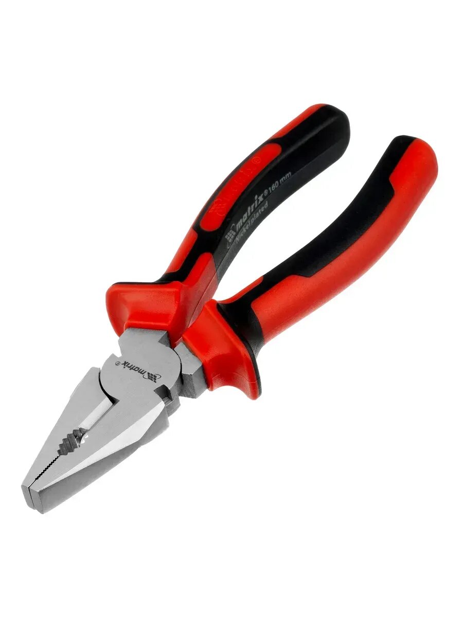 Плоскогубцы (пассатижи) 160 мм, никелированные, MATRIX 16902