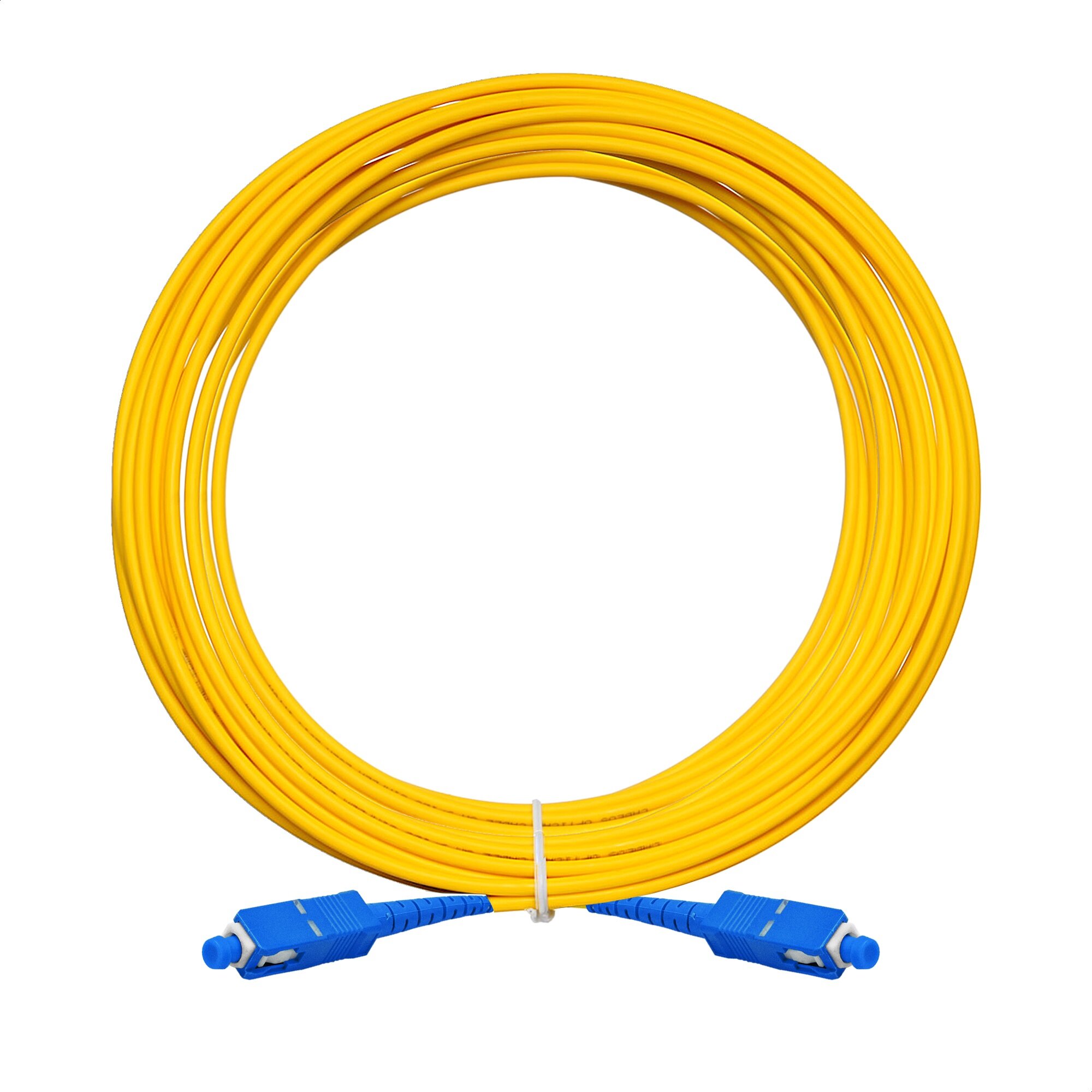 Патч-корд волоконно-оптический ExeGate FC-S-9-SC-SC-15M-LSZH (Шнур во SM 9/125 (OS2/G.652. D), SC/UPC-SC/UPC, Simplex, LSZH, 15 м) EX297927RUS