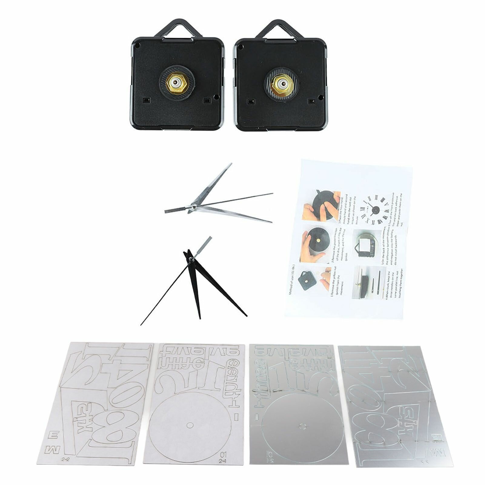 Набор для создания DIY часов с бесшумным механизмом и точным ходом времени