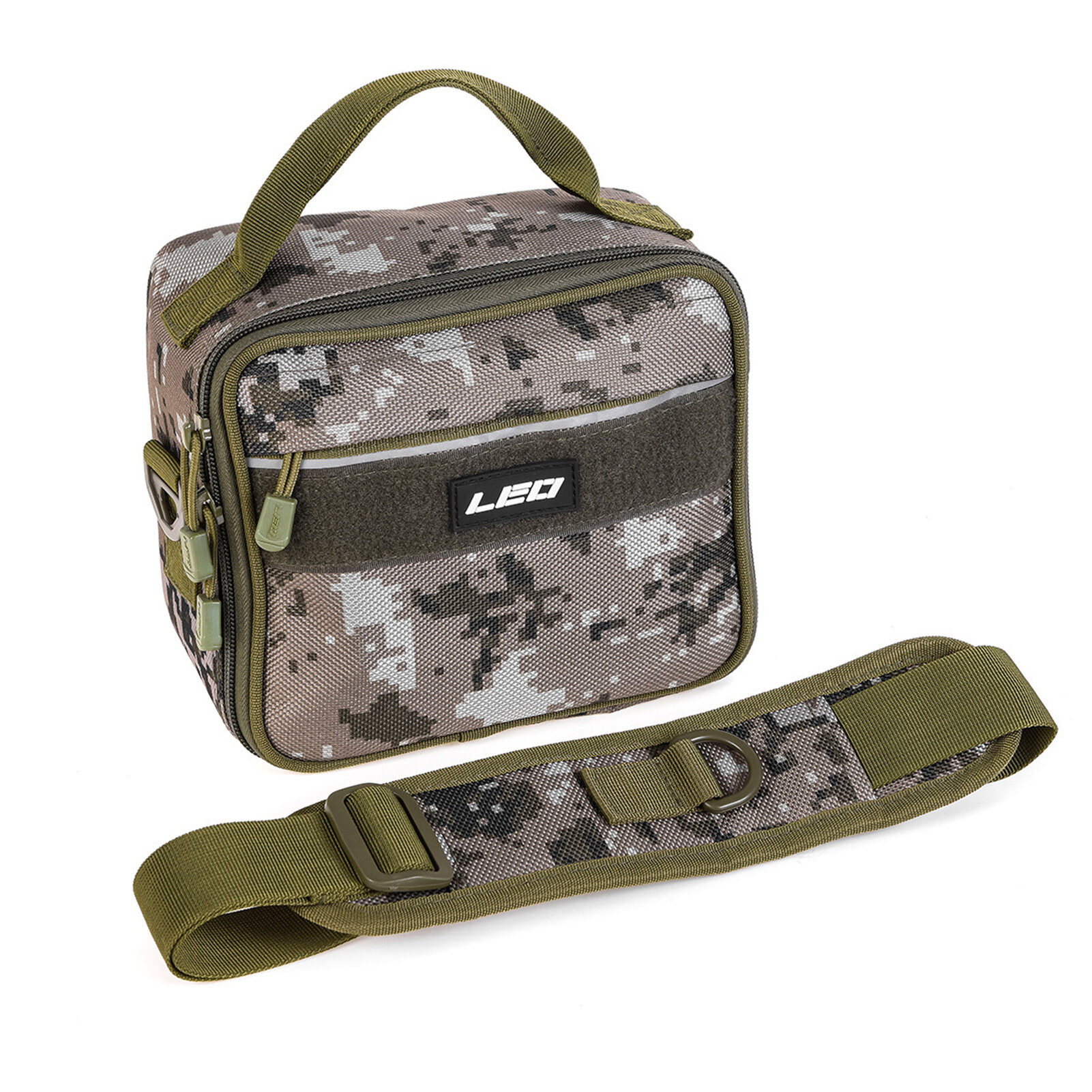 Fishing Tackle Bag Water-resistant Outdoor Storage Shoulder Handbag