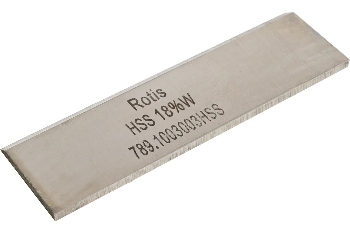 ROTIS 789.1003003HSS Нож строгальный 100x30x3 мм HSS 18% W-качество для древесины