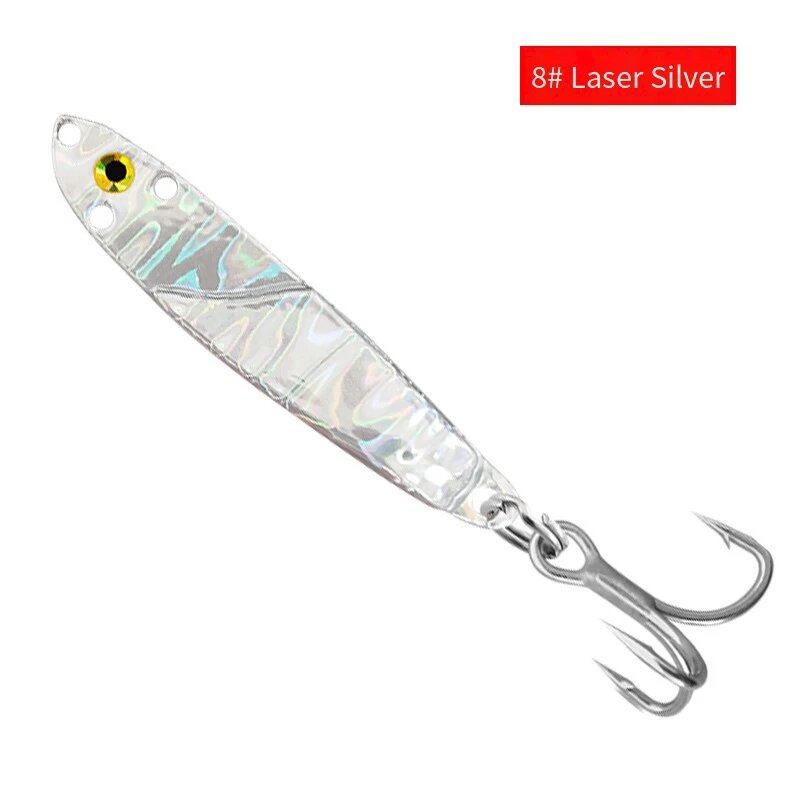 RPXBGUCKARHG VIB Metal Jig 3D Fish Bait 7г-20г для морской рыбалки 5g, 8