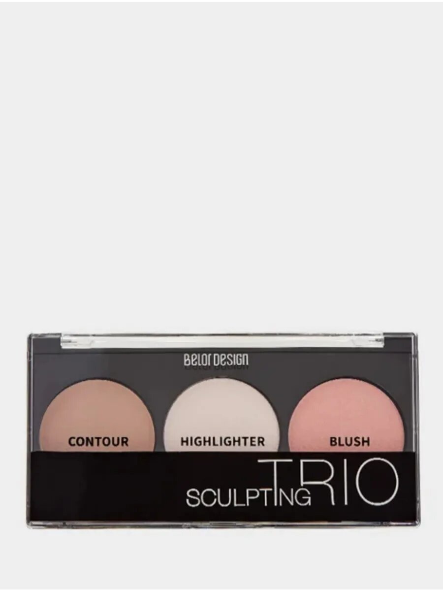 Набор для скульптурирования лица BELOR DESIGN sculpting triо, Адвент, 01