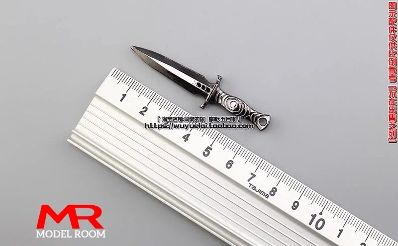 1/12-1/6 масштаб солдат Poniard короткий меч модель сцены аксессуары реквизит подходит для 6 '-12' мужская и женская фигурка тело куклы