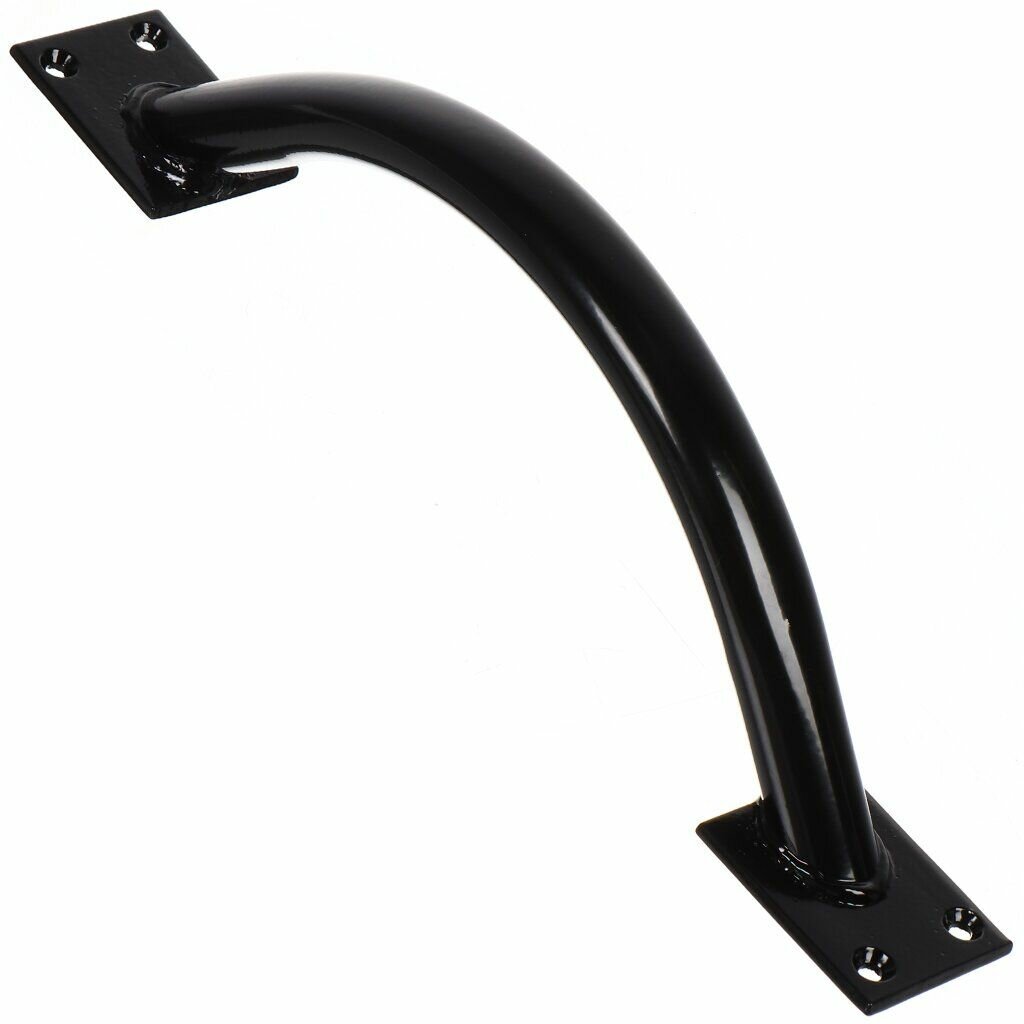 Ручка-скоба дверная А-280, сталь, черная, 15992, Россия, без замка