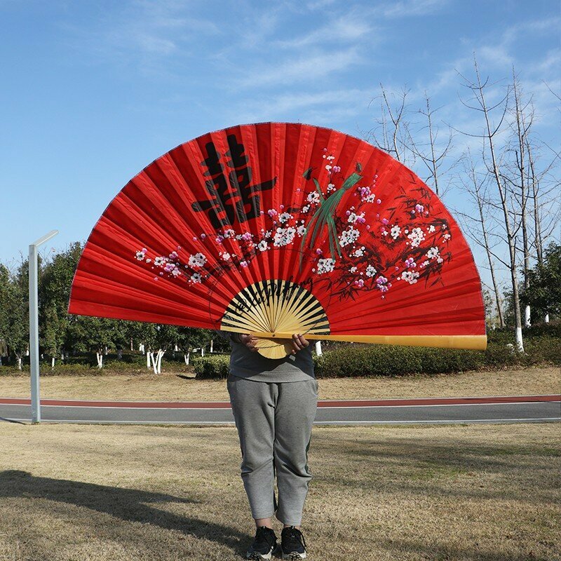 Большой подвесной вентилятор 0,9 * 1,6 М, вентилятор в китайском стиле, большой складной вентилятор