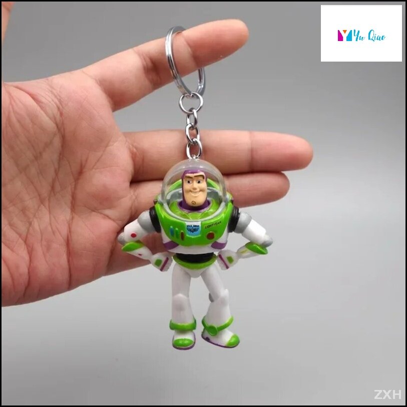 Эксклюзивный брелок Унисекс с фигурками ПВХ Вуди и Базз Лайтер из Disney Toy Story