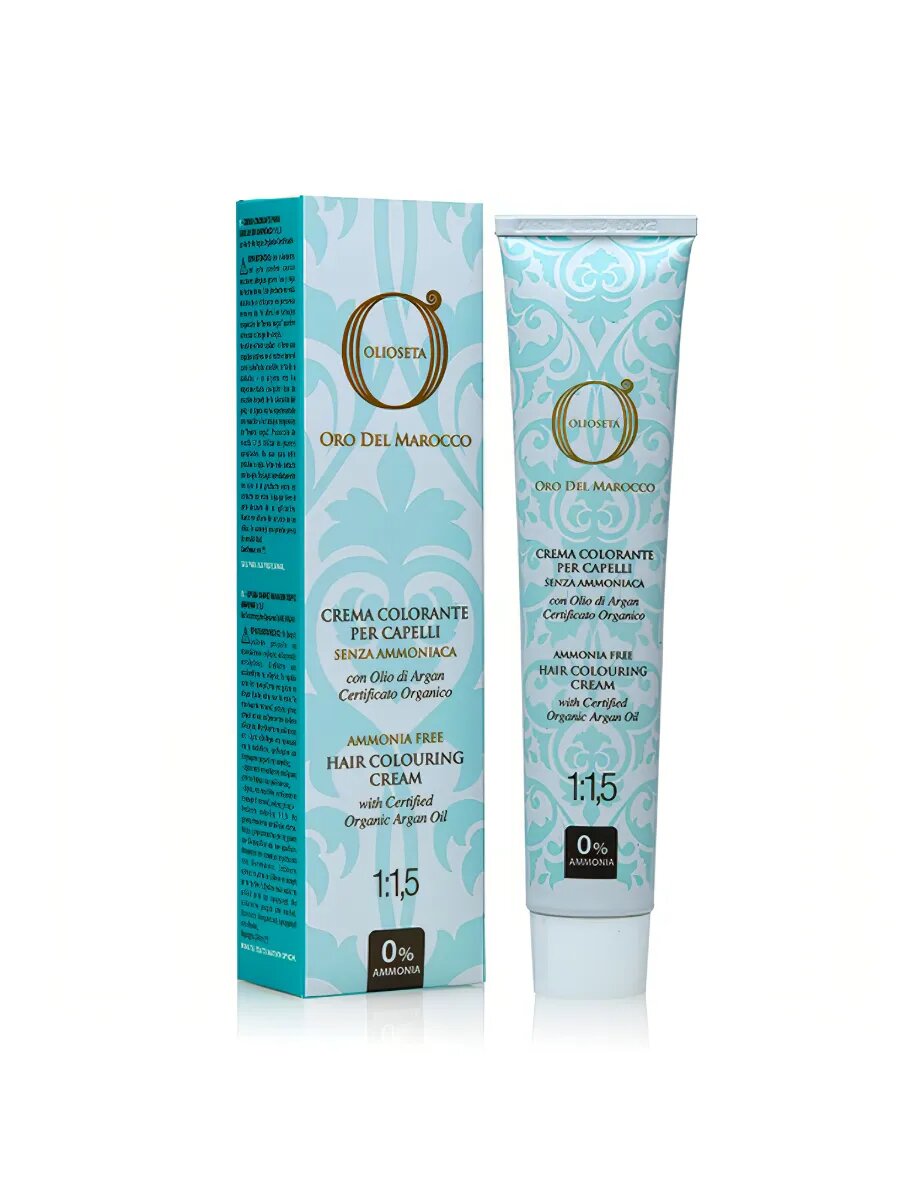 Краска для волос Barex Olioseta Oro Del Marocco, Крем-краска для волос без аммиака Золото Марокко, 8.3