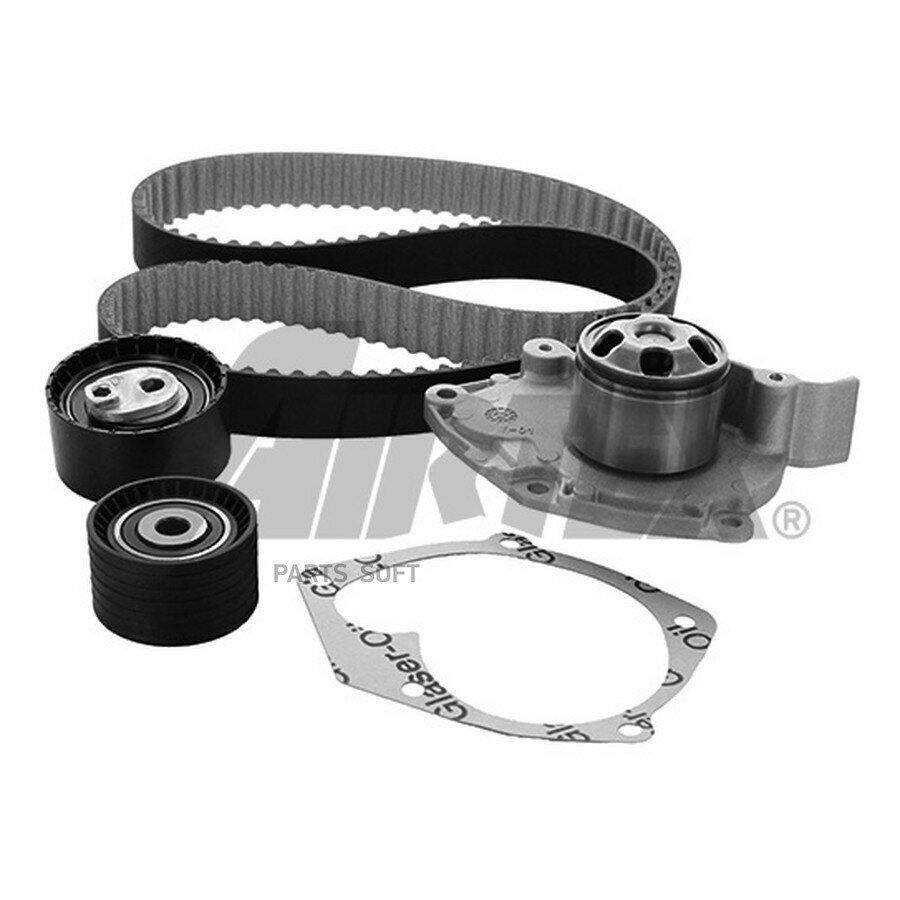 Комплект ГРМ + помпа Renault/Nissan Duster/Terrano 2.0 4x4 11- от официального дистрибьютора, AIRTEX, артикул WPK190703