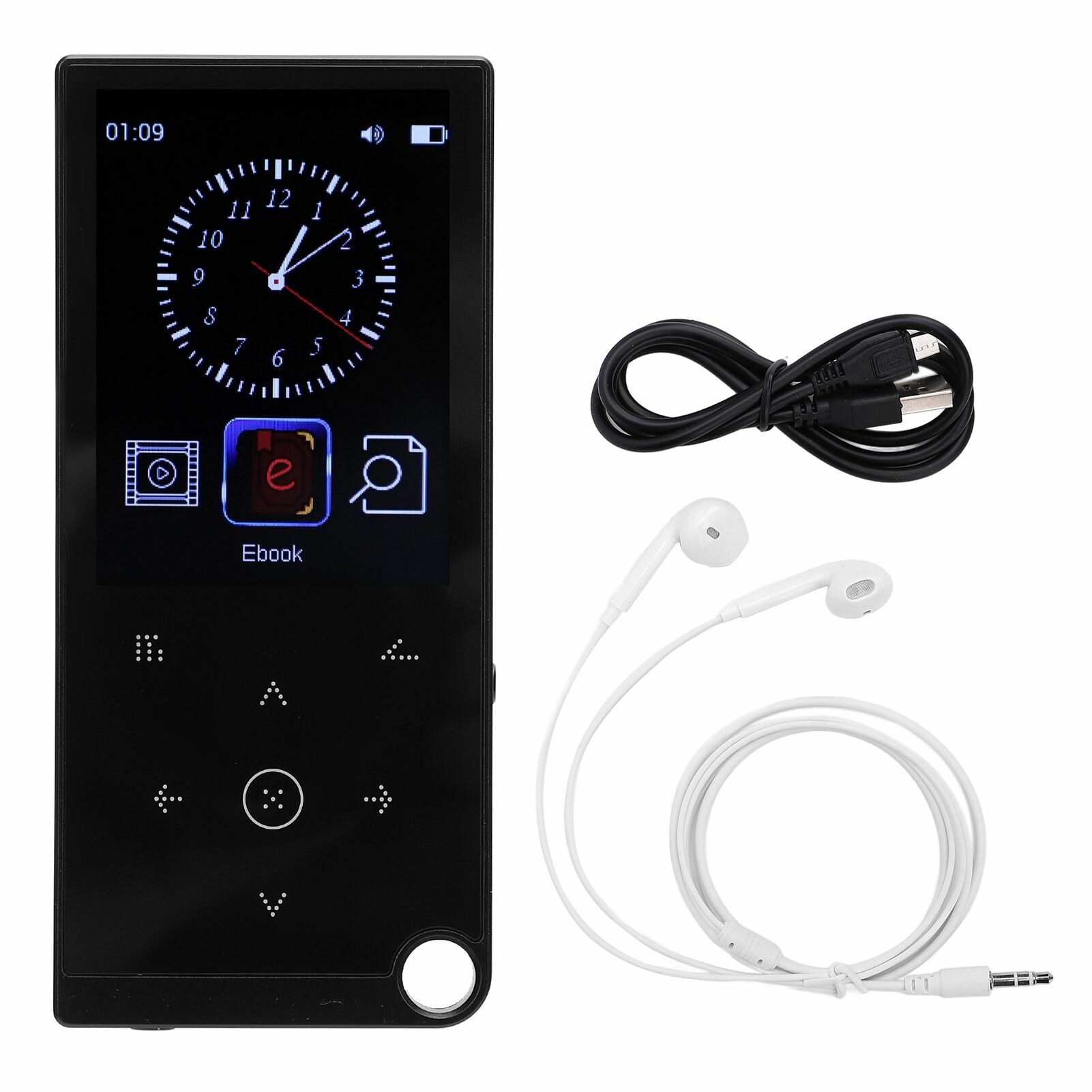 MP3 MP4-плеер 2.4" TFT, Bluetooth, аккумулятор 800 мАч, 64 ГБ