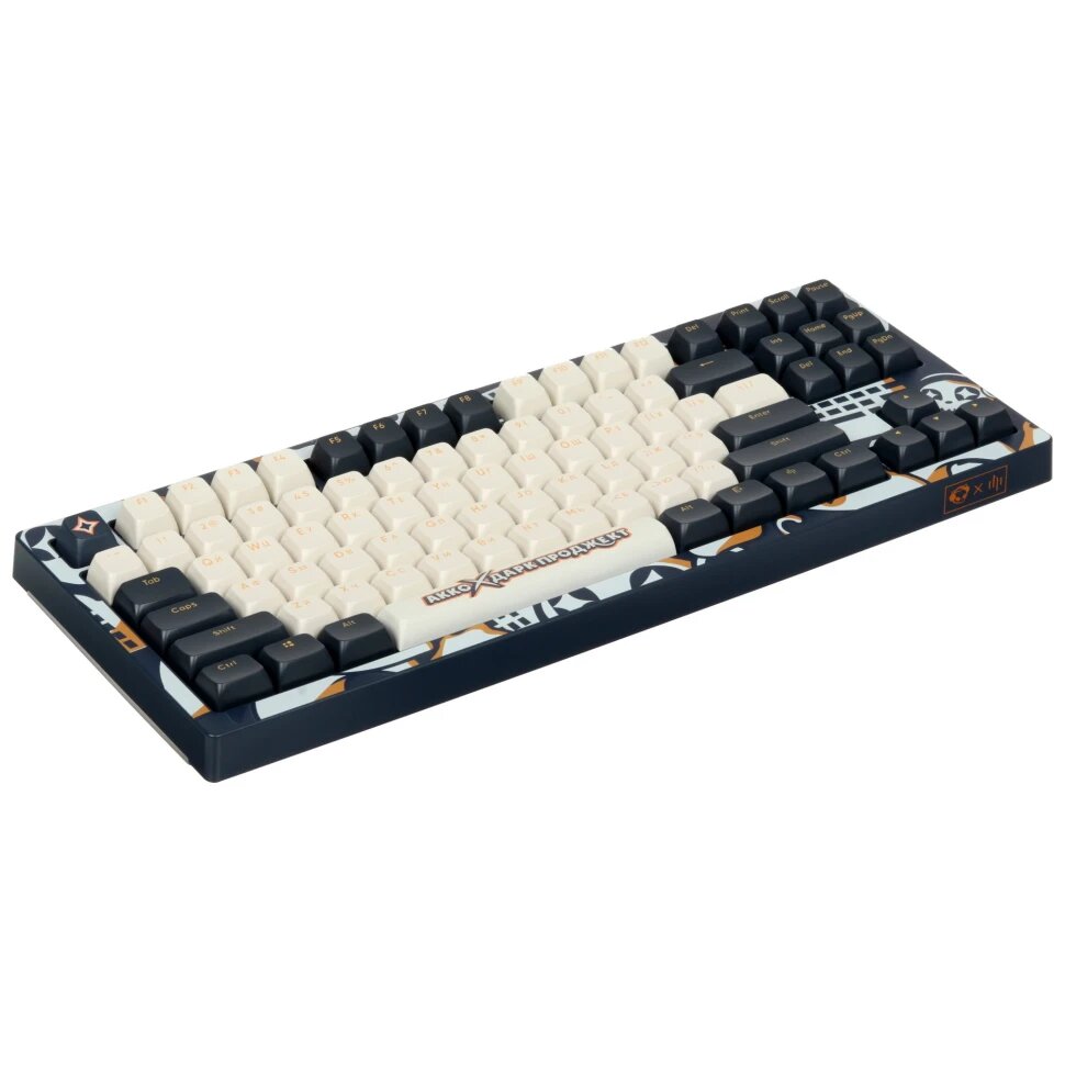 Клавиатура проводная Дарк проджект x AKKO 5087S синий, Akko Fairy Switch