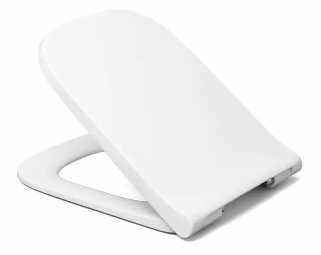 Сиденье для унитаза Geberit Smyle Square Slim с крышкой, антибактериальное, с функцией плавного закрывания