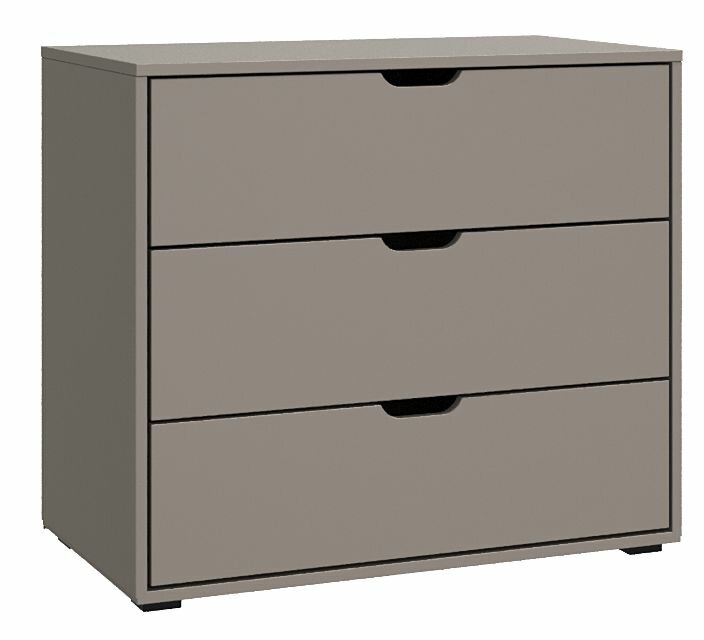 Комод Невада от Владимирской мебельной фабрики, матовый, серо-коричневый