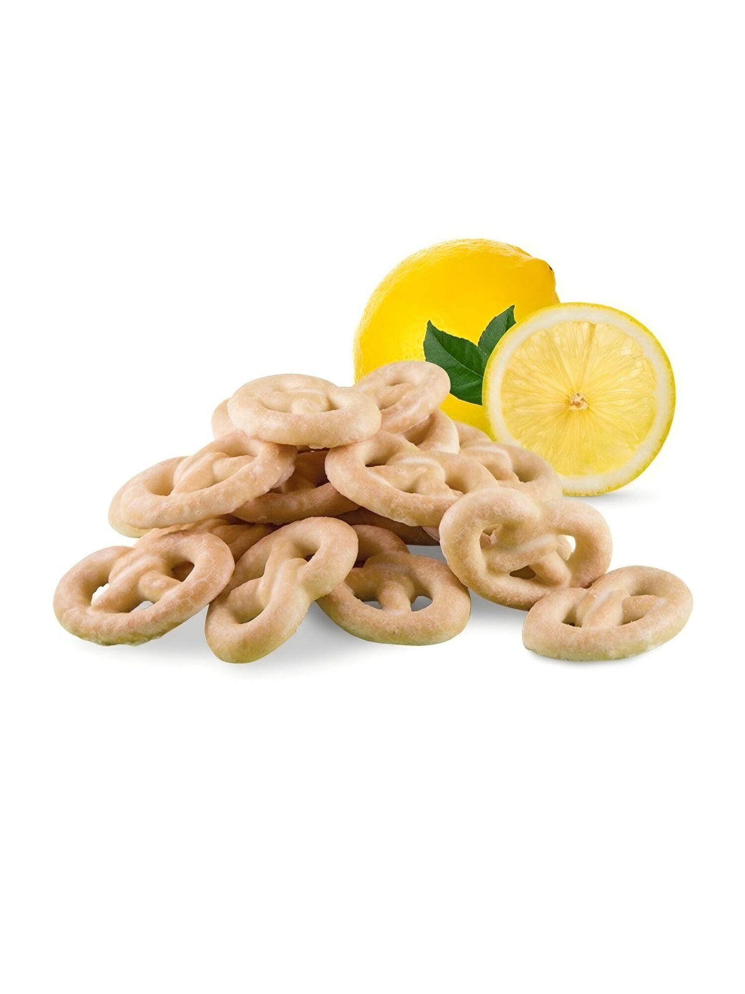 Печенье Вижер Кренделек лимонный, коробка 3,5 кг