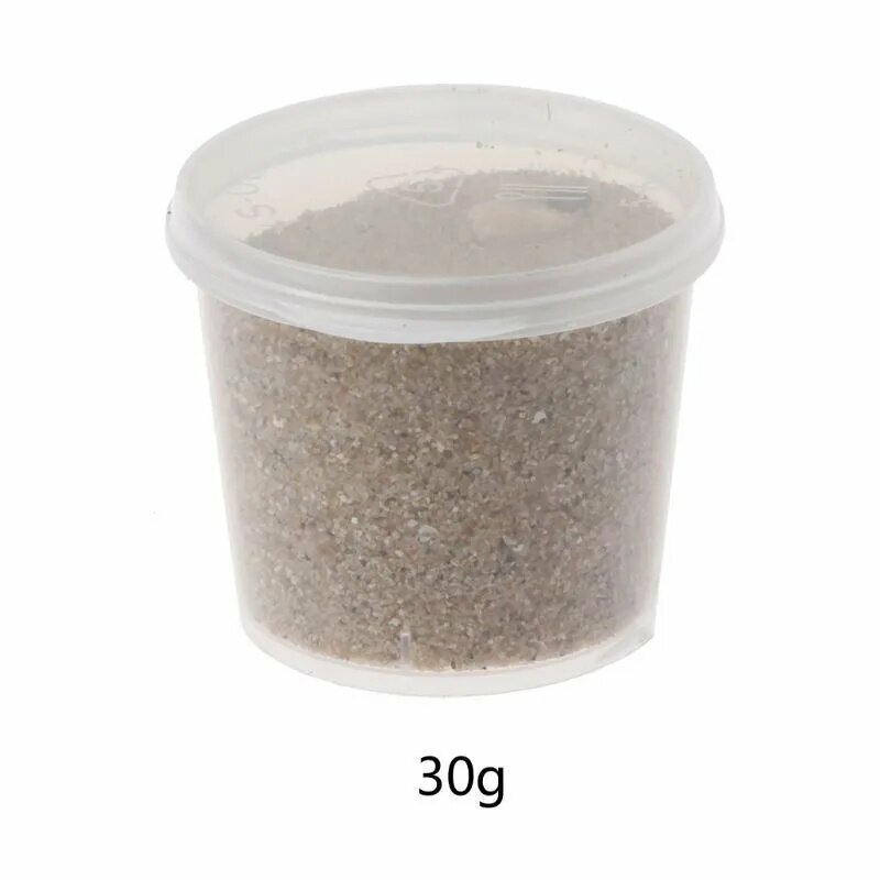 1 коробка 30 г натурального мелкого морского песка