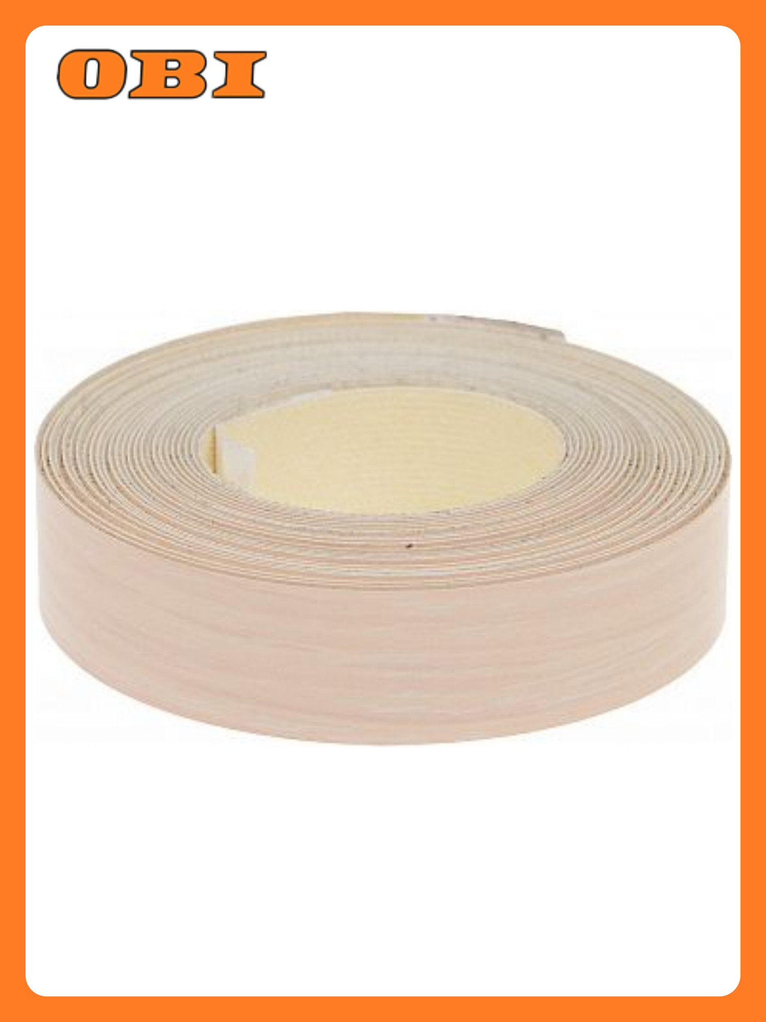 Кромочная лента меламиновая с клеем 19 мм - Дуб молочный (5 м) - пакет Tech-Kre