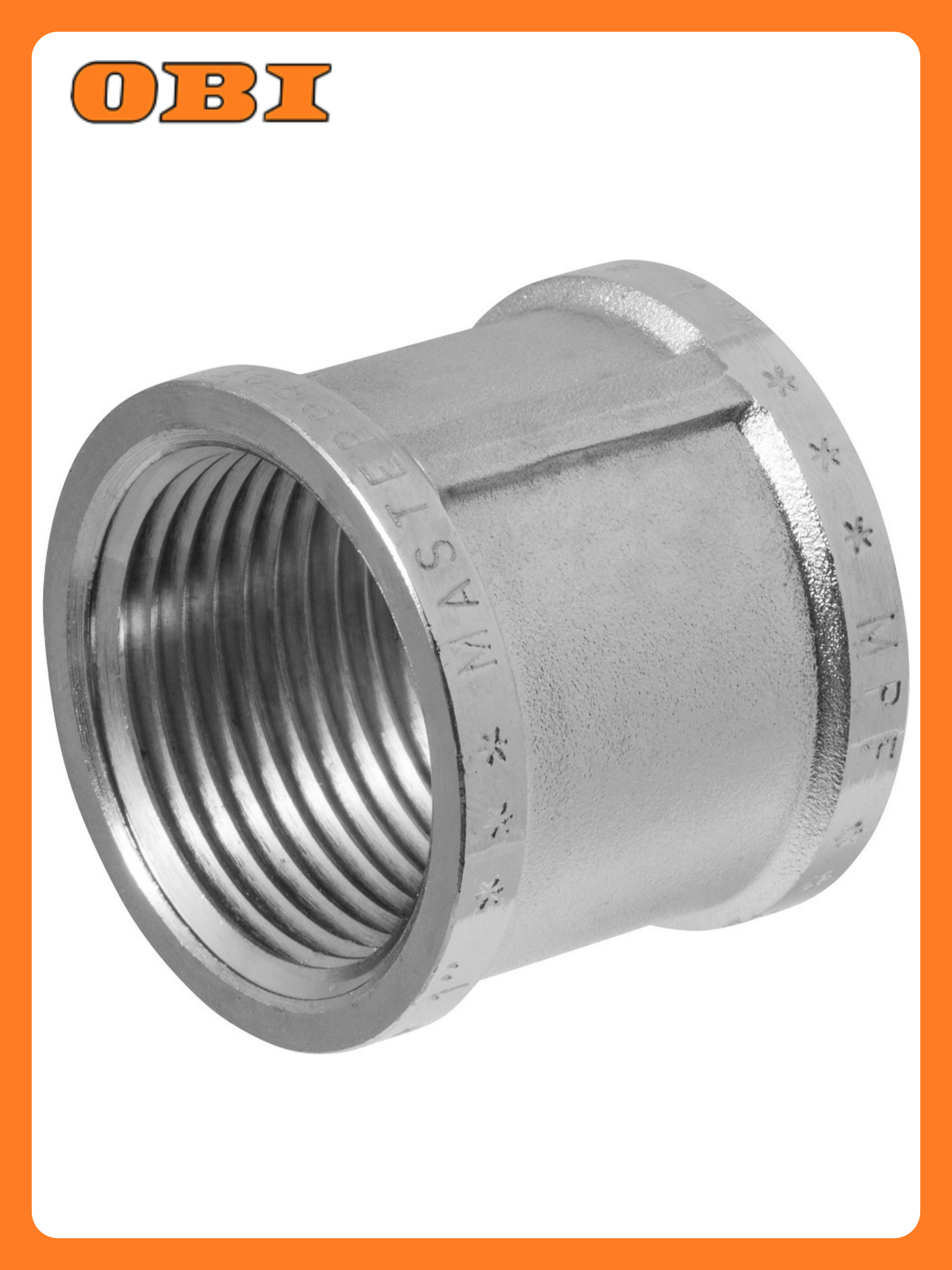 Муфта MPF, латунь, для систем водоснабжения и отопления, 1", 1 шт