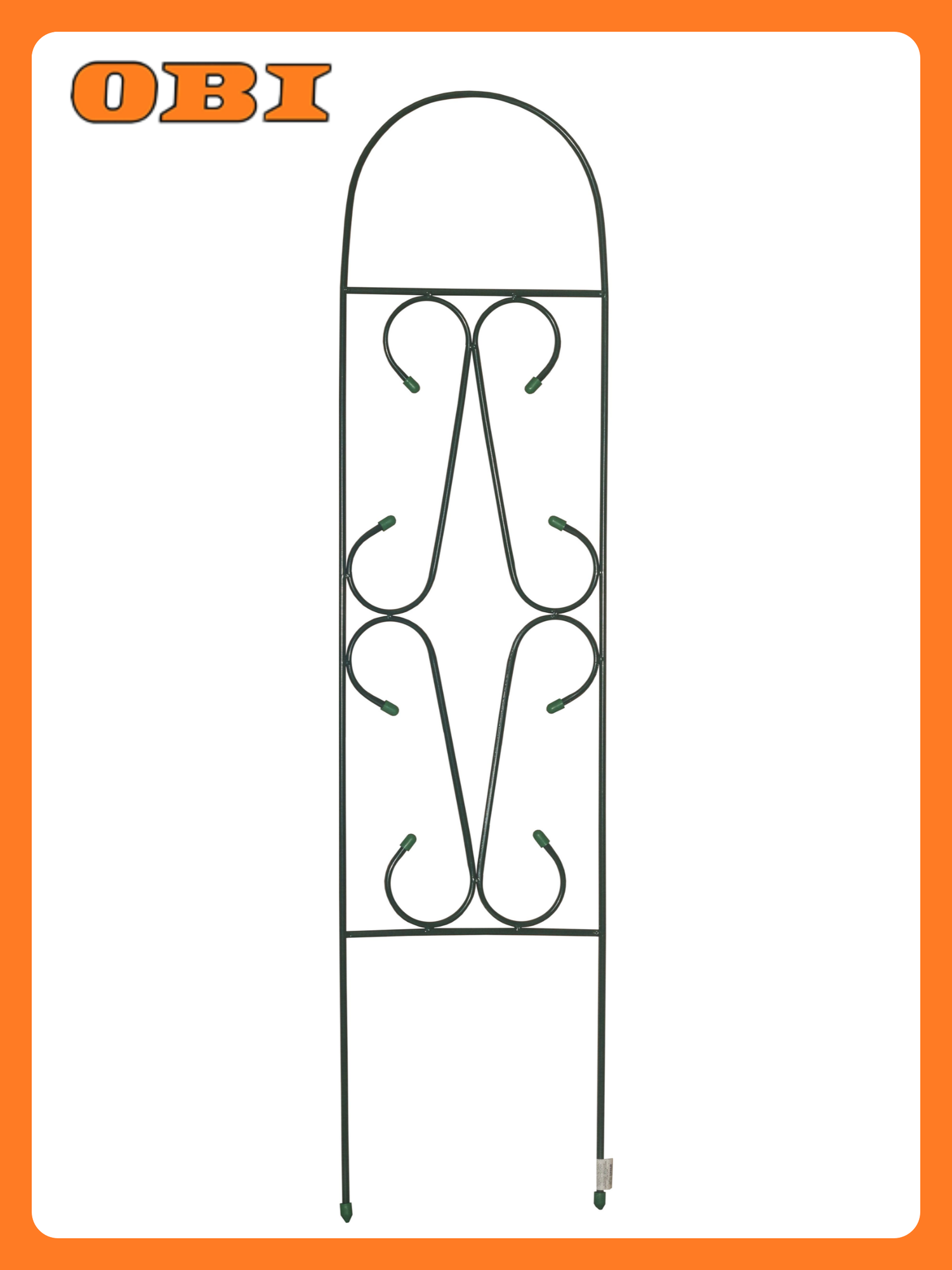 Шпалера Клевер-С "Узор 3", для вьющихся растений, неразборная, металл, 1.35 м