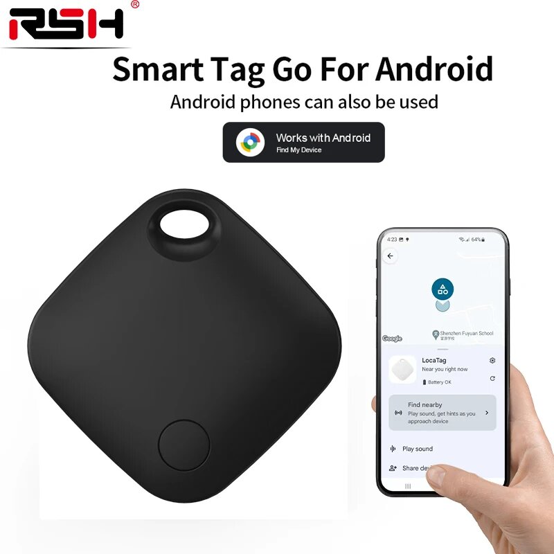 RSH Smart GPS трекер для Android Черный