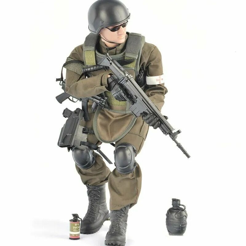 Модель солдата, набор солдатиков, 30 см, имитация военной куклы, игрушка для мальчика