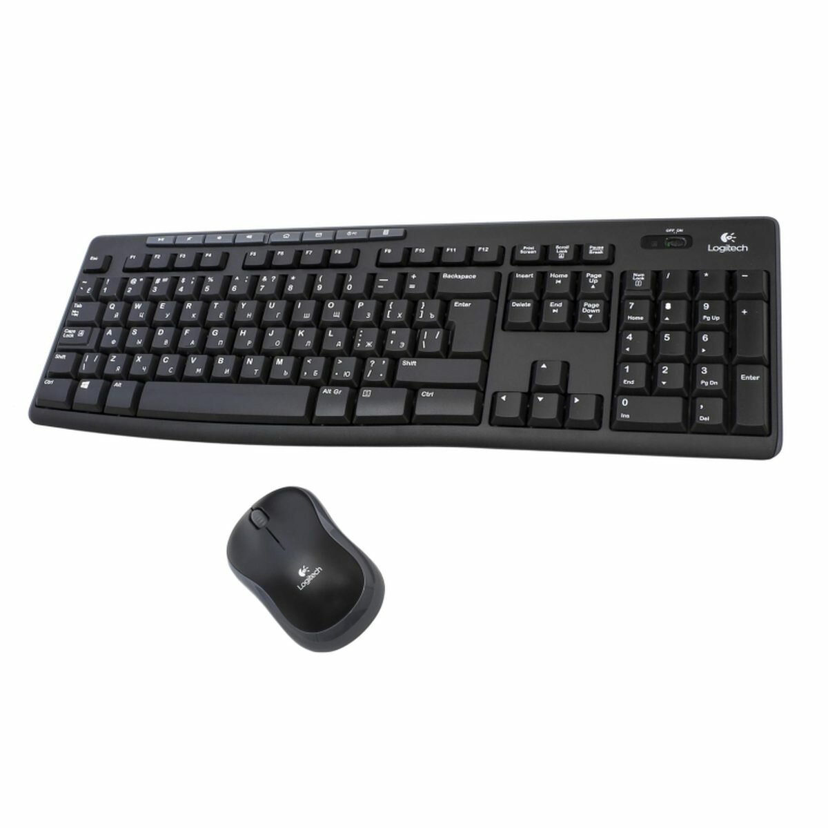 Набор клавиатура+мышь Logitech MK270, черный (920-003381), 10 уп.