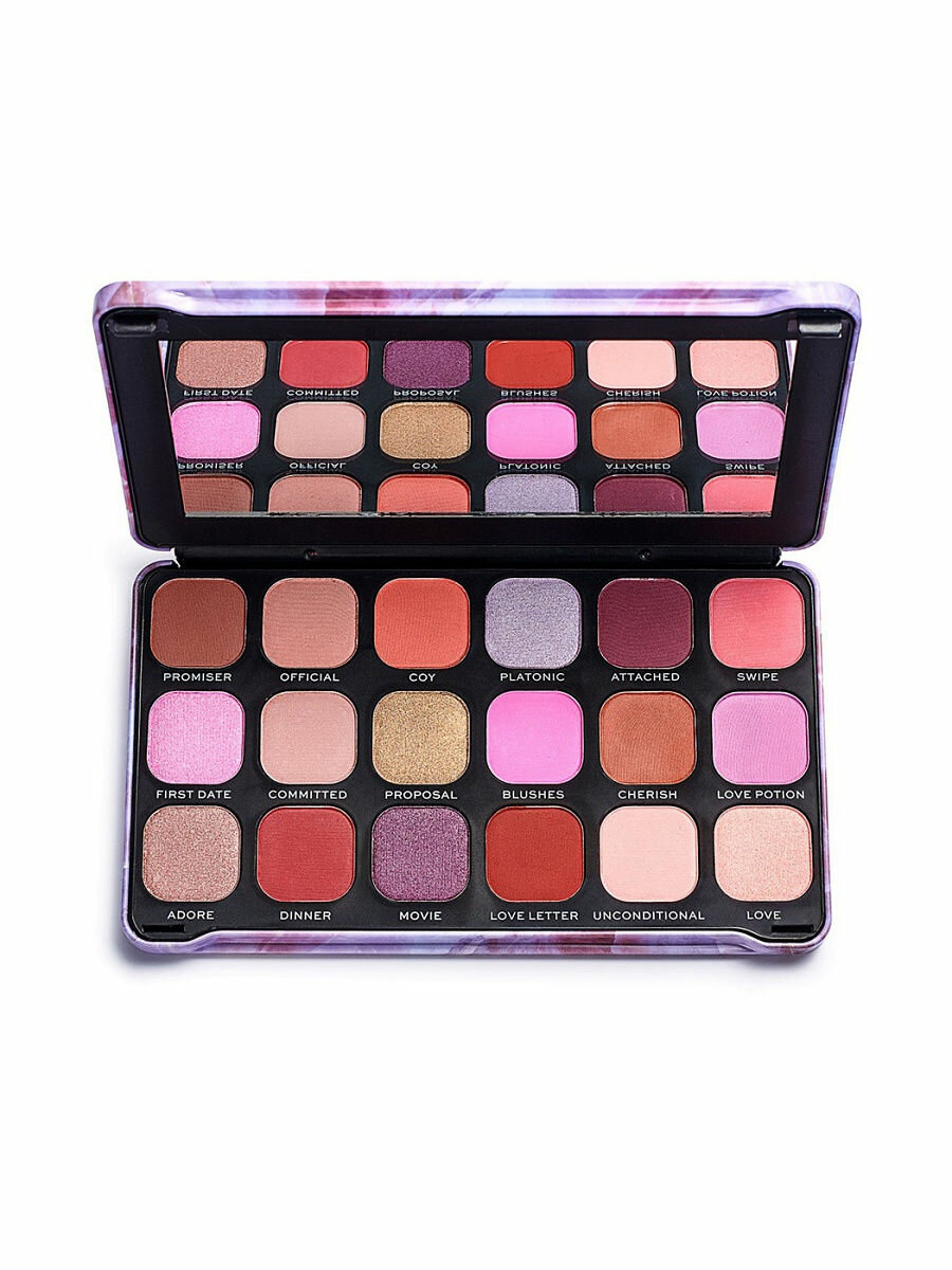 REVOLUTION MAKEUP FOREVER FLAWLESS Unconditional Love Палетка теней, 18 цветов