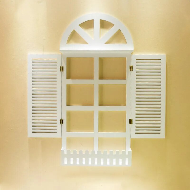 Фальш-окно Декоративное 74x80 см Белое для интерьера