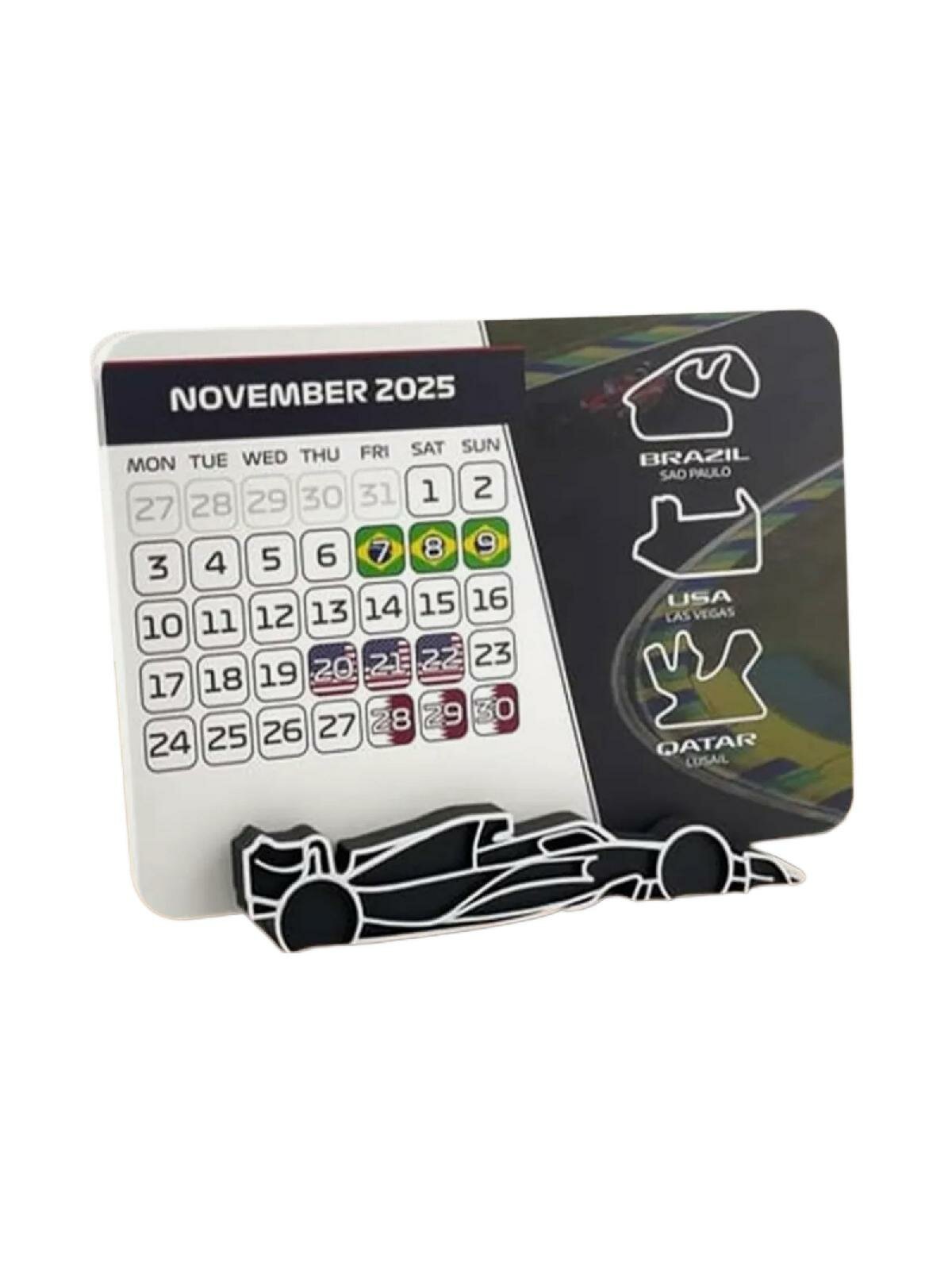 Календарь расписания гонок